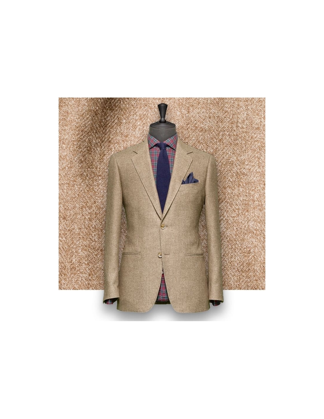 Blazer Marron Chevrons : Élégance et Style Assuré