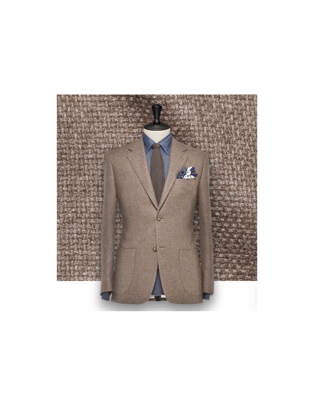 Blazer Marron Natté Élégant - Style & Confort